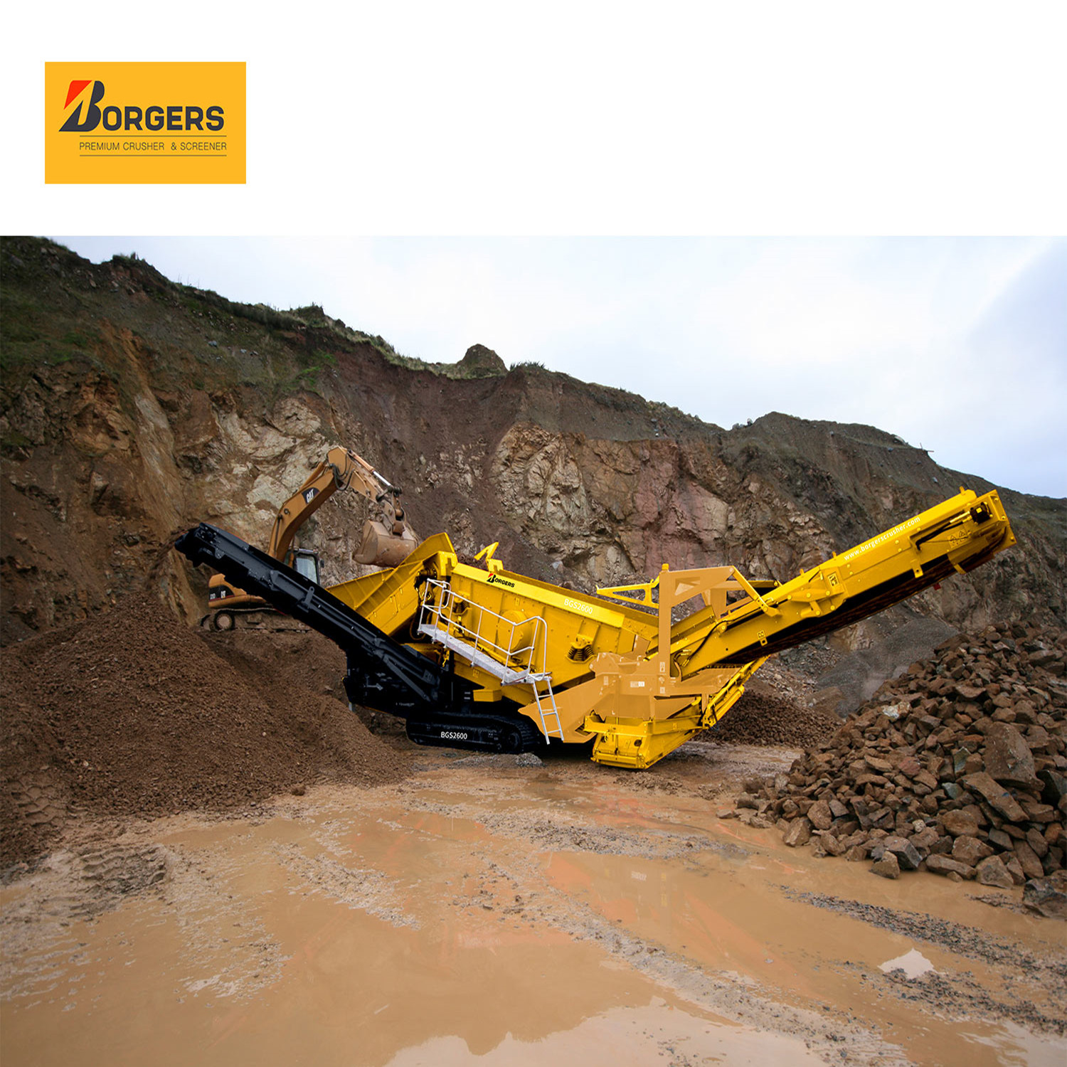 Mobile Tracked Heavy-Duty Screener,Heavy Screening Equipment